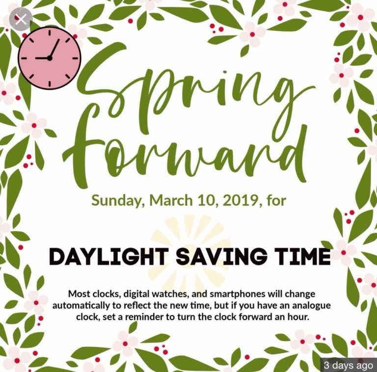 Reminder: Daylight Saving Time Begins This Weekend - Saint Raymond of ...