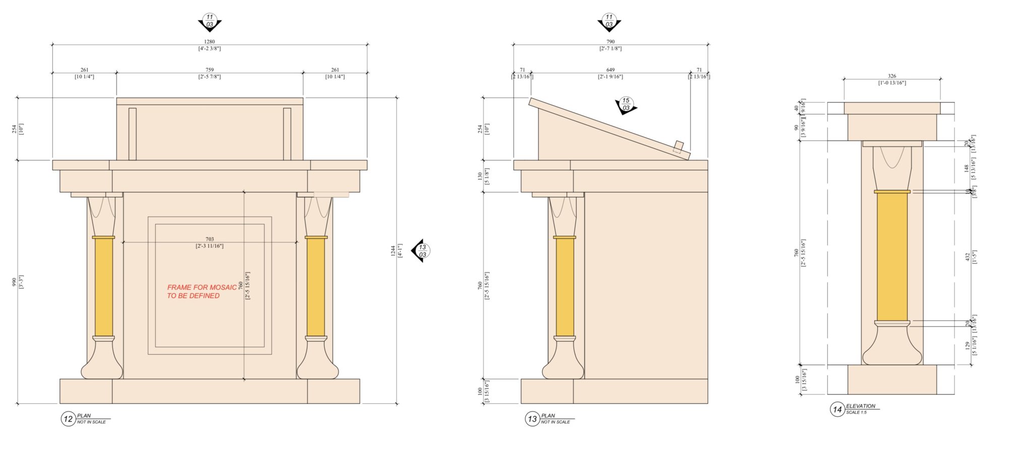 Altar Rail and Pulpit - Saint Raymond of Penafort Catholic Church