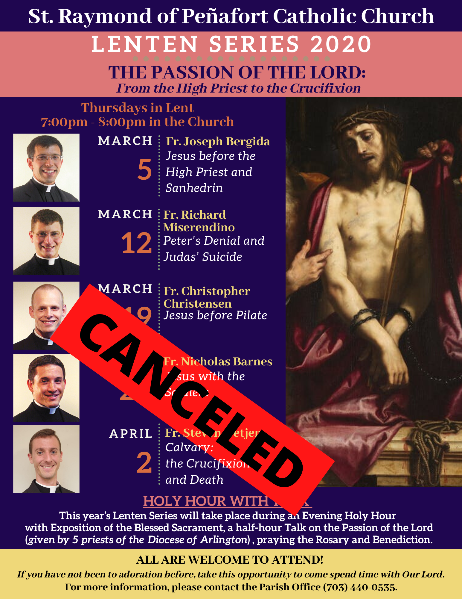 Lenten Talk Series 2020 - Saint Raymond of Penafort Catholic Church
